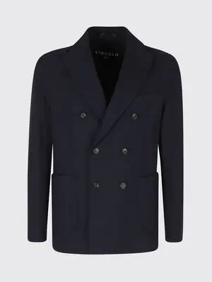 CIRCOLO 1901 Slim Fit Double-breasted Cashmere Blazer