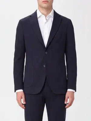 CIRCOLO 1901 Slim Fit Single-breasted Fine Cashmere Blazer - Blue