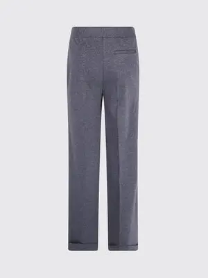 SEMICOUTURE Cropped Slim Fit Trousers
