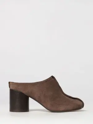 MAISON MARGIELA Anatomic Suede Mules With Cylindrical Heel