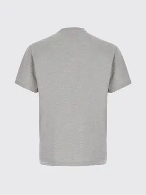 AMI Paris Crewneck Cotton T-shirt With Embroidered De Coeur Logo And Dropped Shoulders