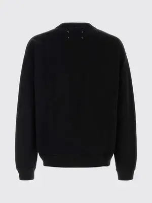 MAISON MARGIELA Cotton Crewneck Sweatshirt With Iconic Rear Four Stitches