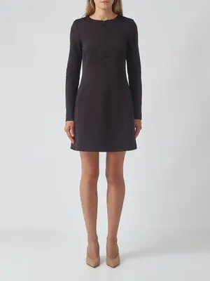 Max Mara A-line Mini Dress - Black