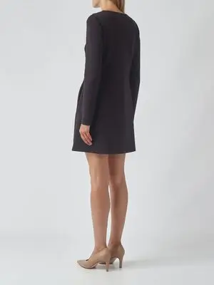 Max Mara A-line Mini Dress - Black