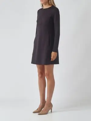 Max Mara A-line Mini Dress - Black
