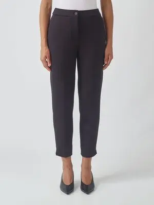 Max Mara Mid-rise Slim-fit Cropped Technical Jersey Trousers