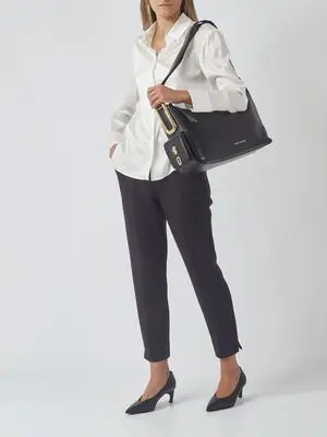 Max Mara Mid-rise Slim-fit Cropped Technical Jersey Trousers