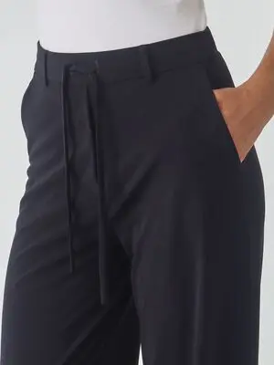 Max Mara Wide-leg Jersey Jogging Trousers With Drawstring Waist