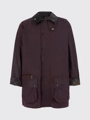 Barbour Beaufort Windproof Waxed Cotton Jacket With Velvet Collar