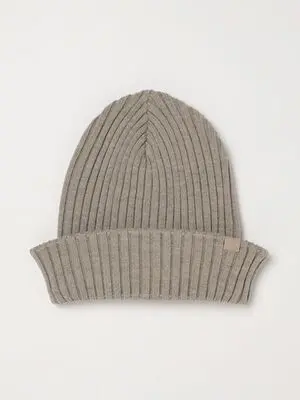 Paul & Shark Pure Wool Beanie Hat - Beige
