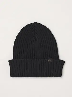 Paul & Shark Pure Wool Beanie Hat
