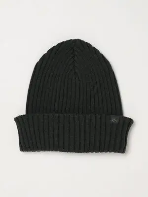 Paul & Shark Pure Wool Beanie Hat - Green