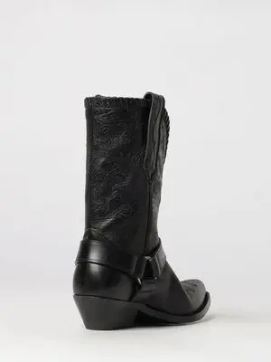 GOLDEN GOOSE Embossed Leather Cowboy Boots