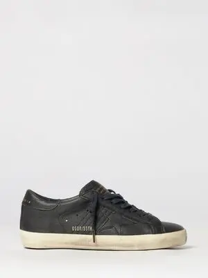 GOLDEN GOOSE Super-star Cow Leather Sneakers With Distressed Finish