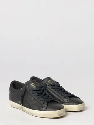 GOLDEN GOOSE Super-star Cow Leather Sneakers With Distressed Finish