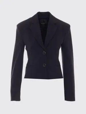 Pinko Slim Fit Single-breasted Crêpe Blazer - Blue