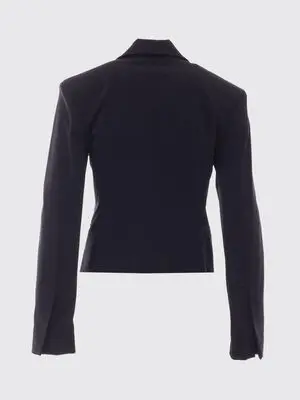 Pinko Slim Fit Single-breasted Crêpe Blazer - Blue