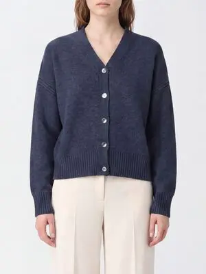 Pinko V-neck Wool And Cashmere Blend Cardigan With Button Closure