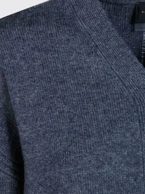 Pinko V-neck Wool And Cashmere Blend Cardigan With Button Closure
