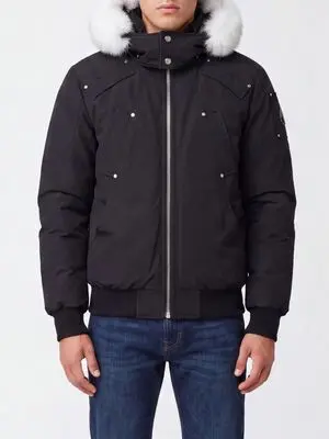 Moose Knuckles Padded Cotton-blend Bomber Jacket With Hood
