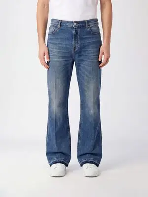 Amiri Flared Stretch-denim Jeans With Mid-rise Waist