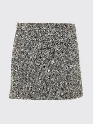 Michael Kors High-waisted Tweed Pencil Mini Skirt With Side Closure