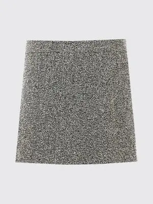 Michael Kors High-waisted Tweed Pencil Mini Skirt With Side Closure
