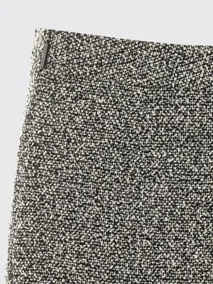 Michael Kors High-waisted Tweed Pencil Mini Skirt With Side Closure
