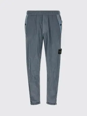 Stone Island Econyl® Nylon Jogging Trousers With Compass Logo Patch - Grey