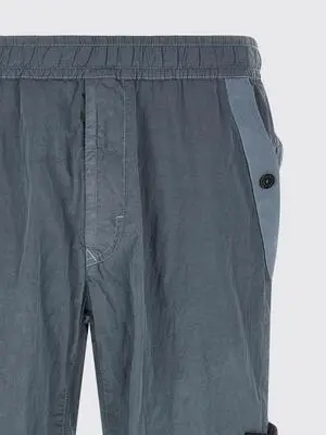 Stone Island Econyl® Nylon Jogging Trousers With Compass Logo Patch - Grey