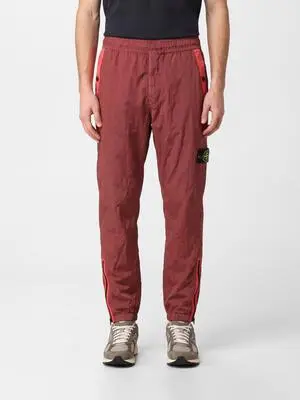 Stone Island Econyl® Nylon Jogging Trousers With Compass Logo Patch - Pink