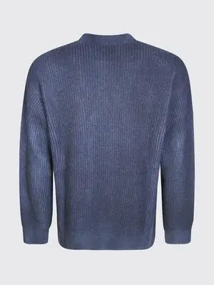 DIESEL® Dropped Shoulder Wool-blend Crewneck Jumper
