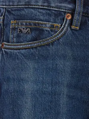 Emporio Armani J23 Straight Fit Cotton Denim Jeans