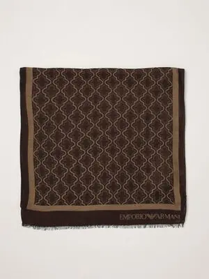 Emporio Armani Abstract Print Viscose And Modal Scarf