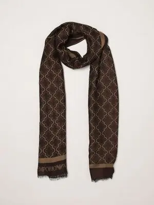 Emporio Armani Abstract Print Viscose And Modal Scarf