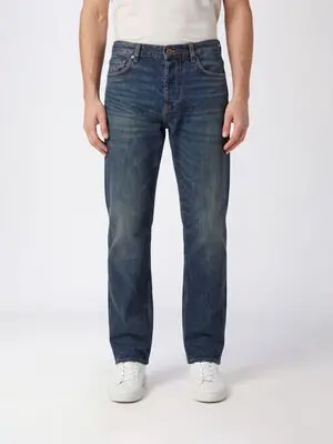 Emporio Armani J102 Wide-leg Cotton Denim Jeans