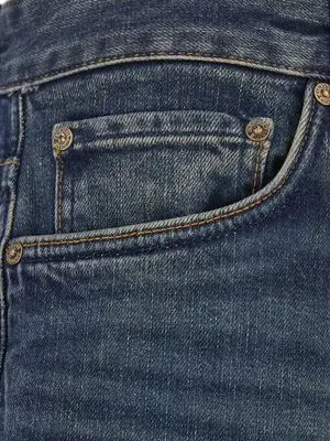 Emporio Armani J102 Wide-leg Cotton Denim Jeans