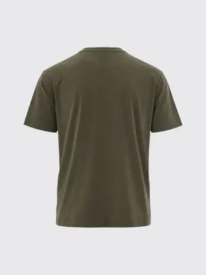 Emporio Armani Lyocell And Cotton Logo T-shirt - Green