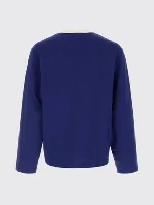 AMI Paris Long-sleeved Cotton T-shirt With Graphic Print