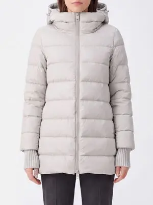 Herno A-shape Short Water-repellent Nylon Down Jacket With Hood Yellow