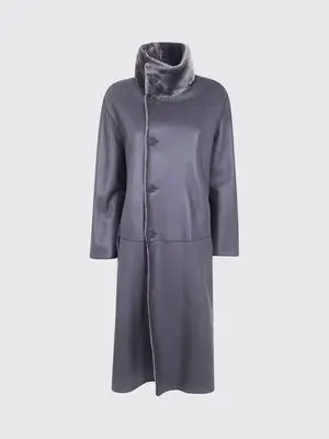 Giorgio Armani High Neck Lamb Shearling Coat