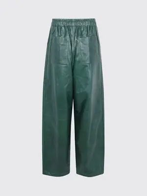 THE FRANKIE SHOP Oakdale Wide Leg Lambskin Trousers