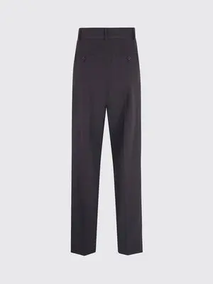 THE FRANKIE SHOP High-waisted Straight Trousers In Crêpe With Darts