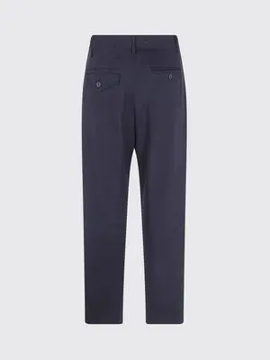SEMICOUTURE High-waisted Pleated Trousers In Viscose Blend - Black