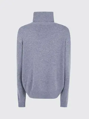 THE FRANKIE SHOP Turtleneck Jumper In Wool And Cashmere With Ribbed Trim