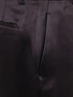 TOM FORD High-waisted Silk Wide-leg Tailored Trousers