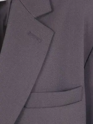 THE FRANKIE SHOP Cropped Single-breasted Blazer With Lapels And Flap Pockets