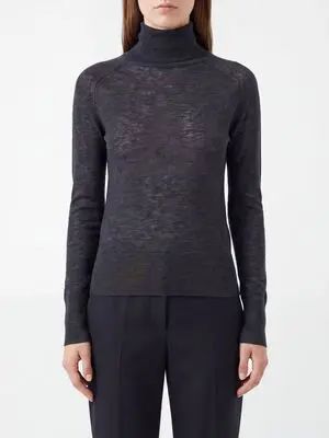 JOSEPH Slim Fit Turtleneck Jumper In 100% Cashmere With Ribbed Trim - Black