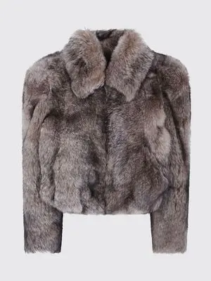 Chloé Short Single-breasted Shearling Coat