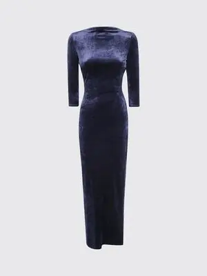 Giorgio Armani Slim Fit Velvet Midi Sheath Dress With V-back